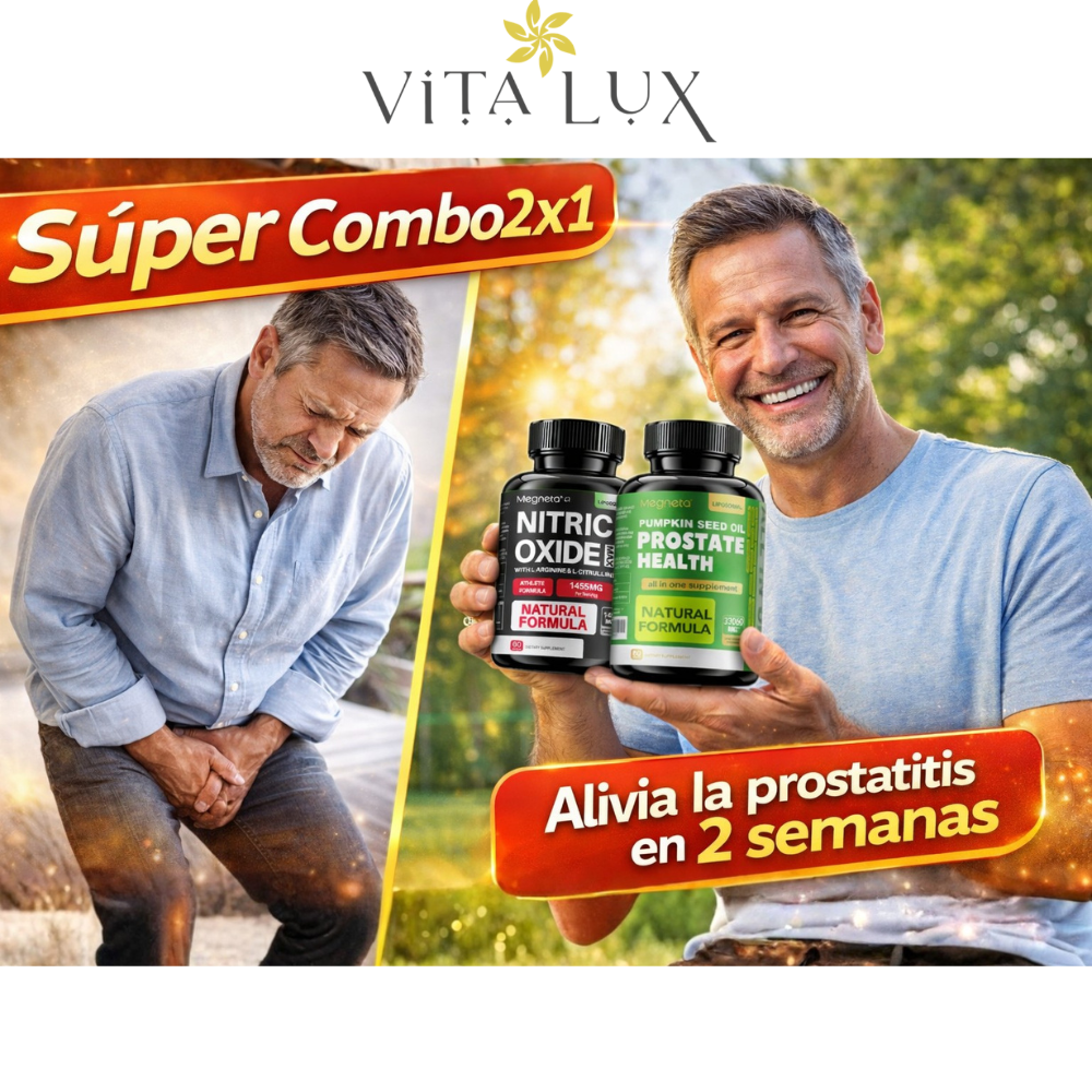 Combo 2x1 ProstaX Duo™ – Mejora Flujo Urinario, Reduce Inflamación y R ...